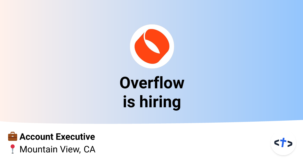 Account Executive at Overflow | Christian Tech Jobs