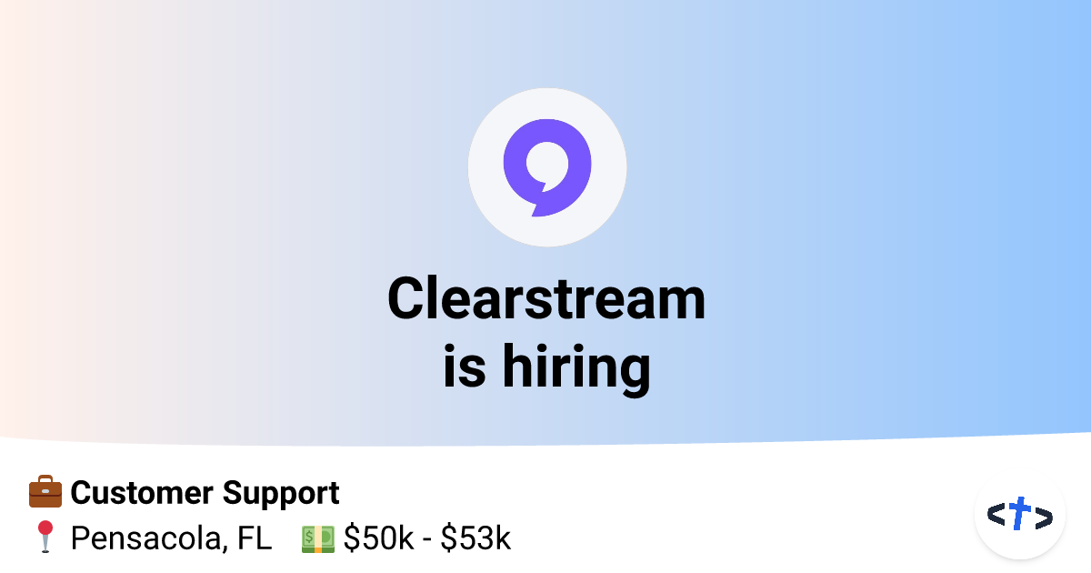 Customer Support at Clearstream | Christian Tech Jobs
