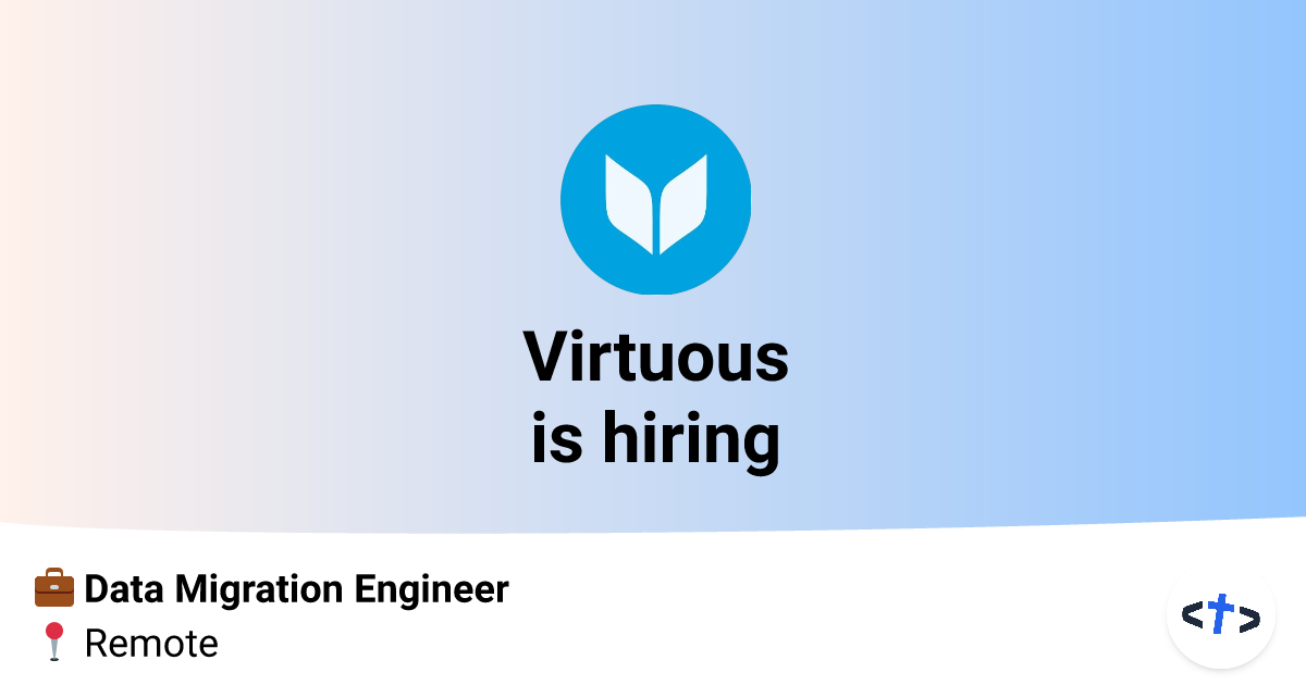 Data Migration Engineer at Virtuous | Christian Tech Jobs