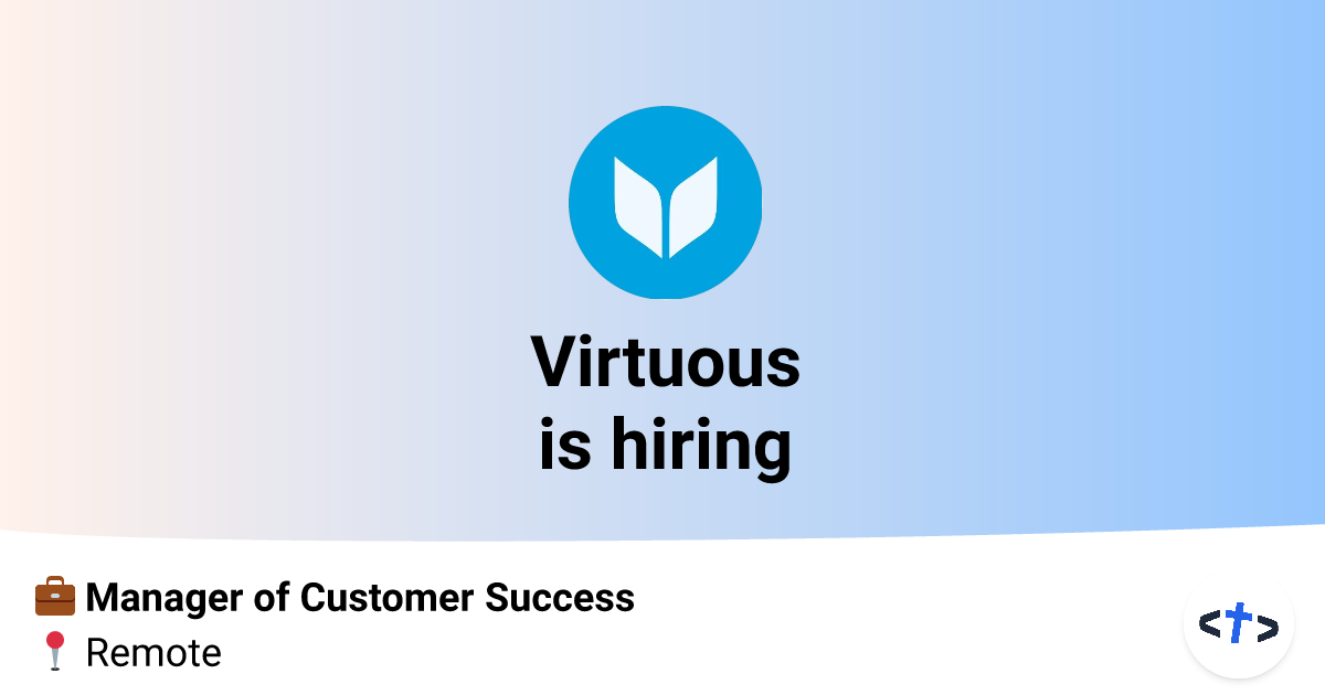 Manager of Customer Success at Virtuous | Christian Tech Jobs