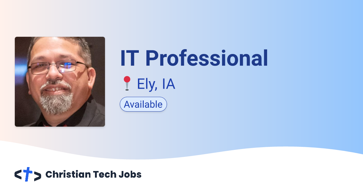 IT Professional | Christian Tech Jobs