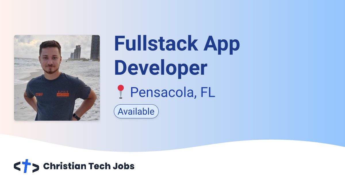 Fullstack App Developer | Christian Tech Jobs