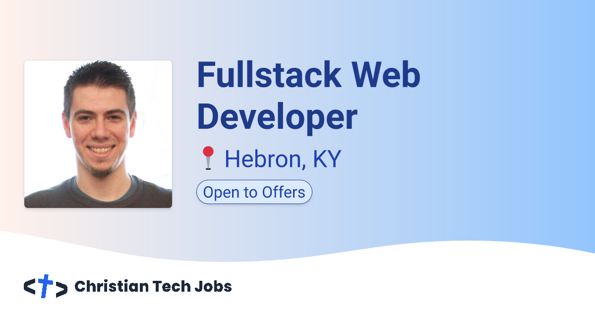 Fullstack Web Developer | Christian Tech Jobs