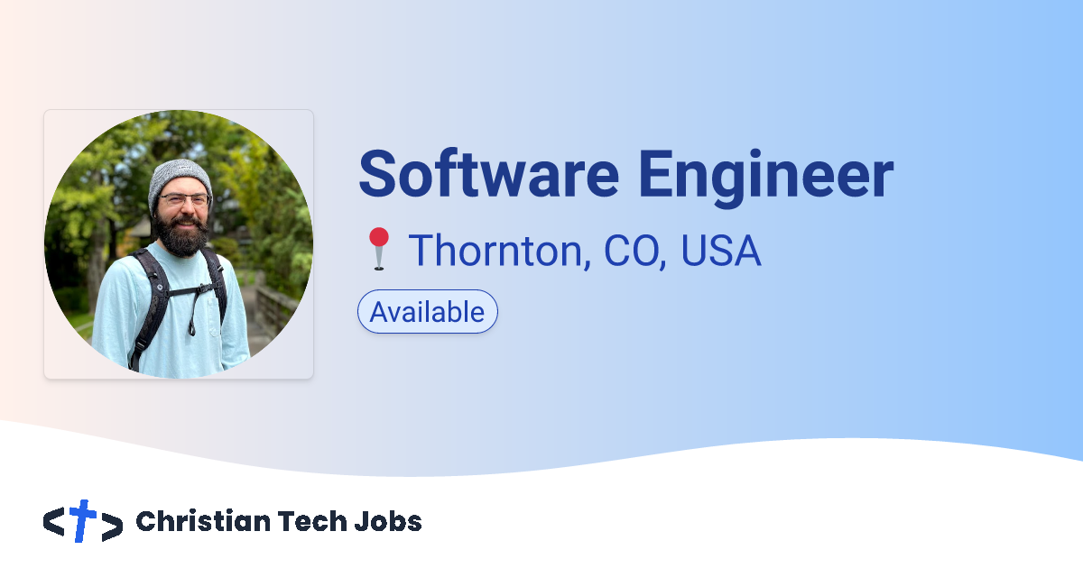 Software Engineer | Christian Tech Jobs