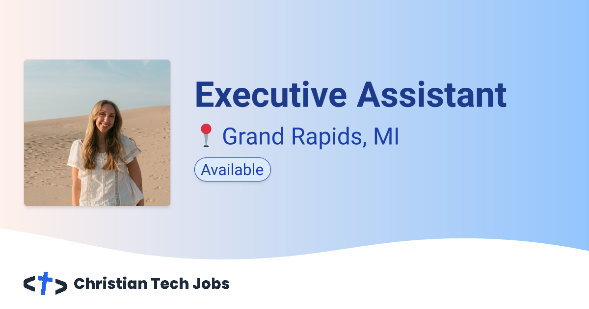 Executive Assistant | Christian Tech Jobs