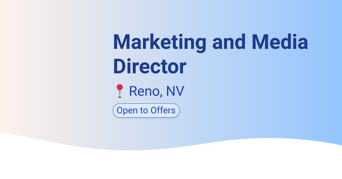 Marketing and Media Director