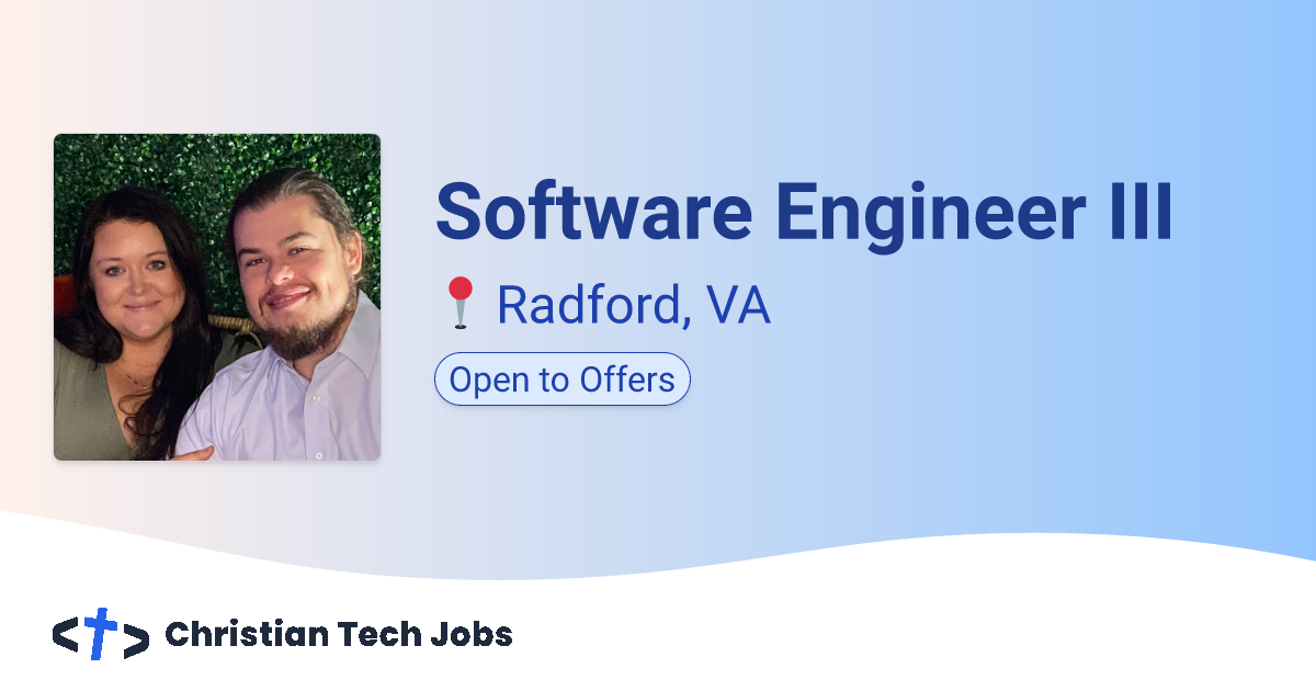 Software Engineer III | Christian Tech Jobs