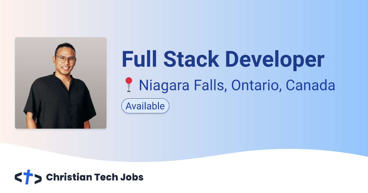 Full Stack Developer | Christian Tech Jobs