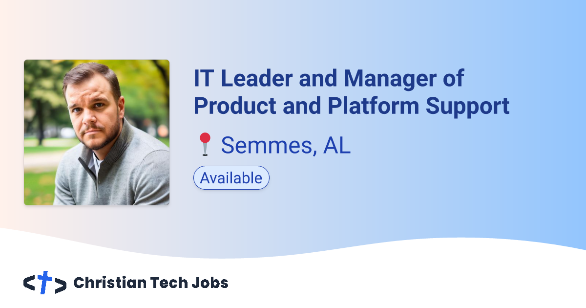 IT Leader and Manager of Product and Platform Support