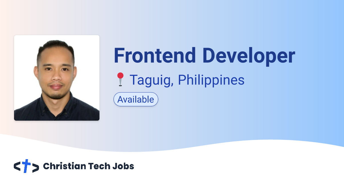 Frontend Developer | Christian Tech Jobs