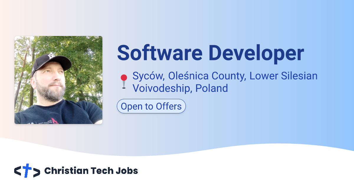 Software Developer | Christian Tech Jobs