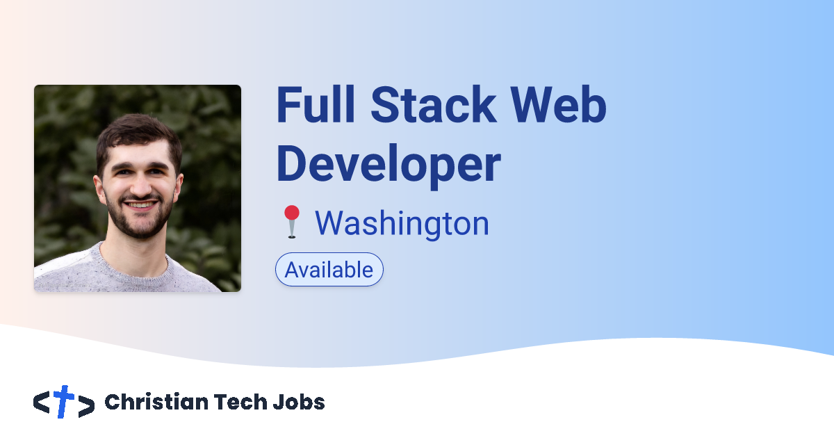 Full Stack Web Developer | Christian Tech Jobs