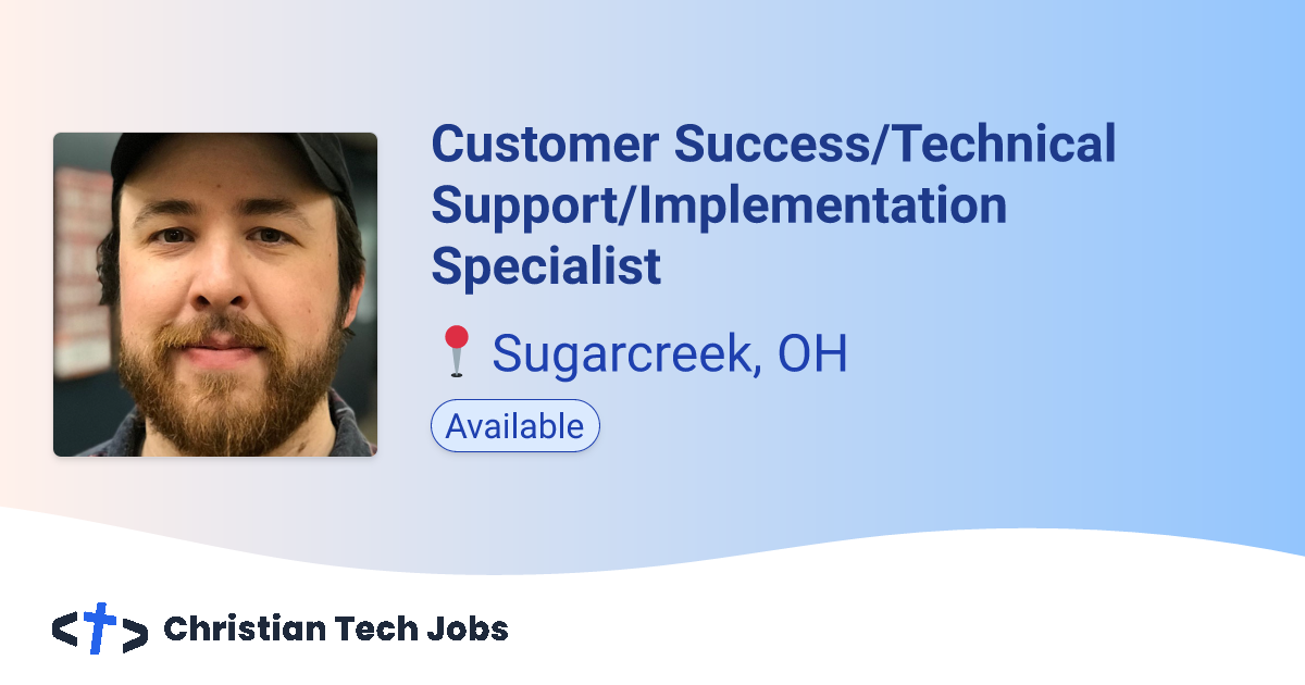 Customer Success/Technical Support/Implementation Specialist ...