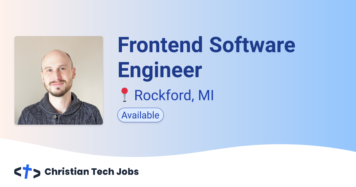 Frontend Software Engineer | Christian Tech Jobs