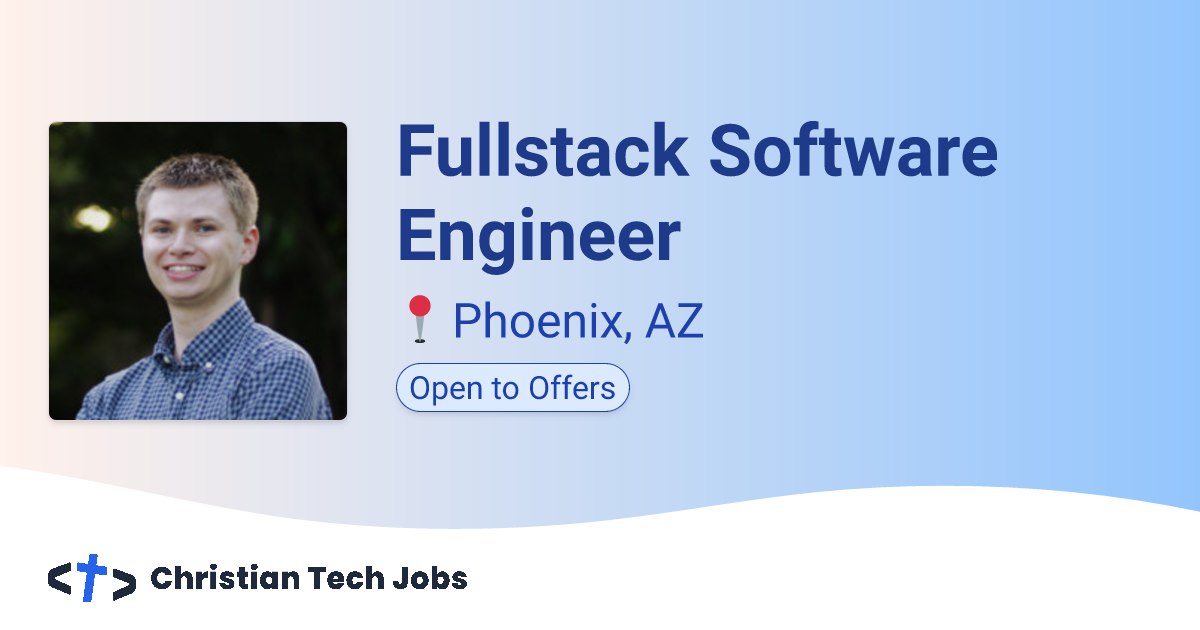 Fullstack Software Engineer | Christian Tech Jobs