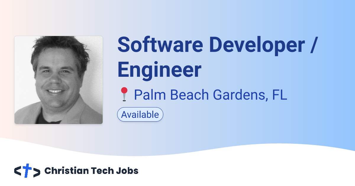 Software Developer / Engineer | Christian Tech Jobs