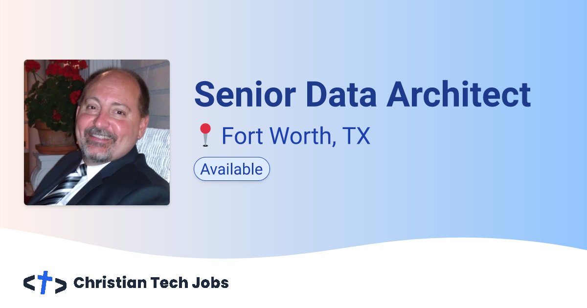 Senior Data Architect | Christian Tech Jobs