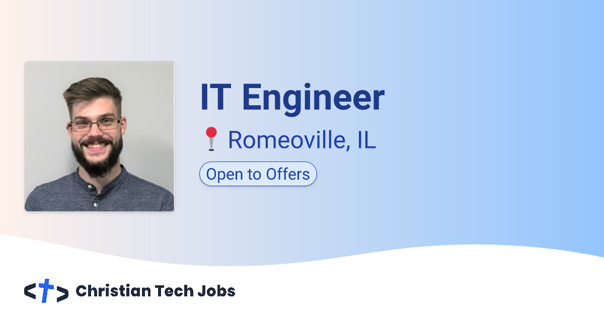 IT Engineer | Christian Tech Jobs