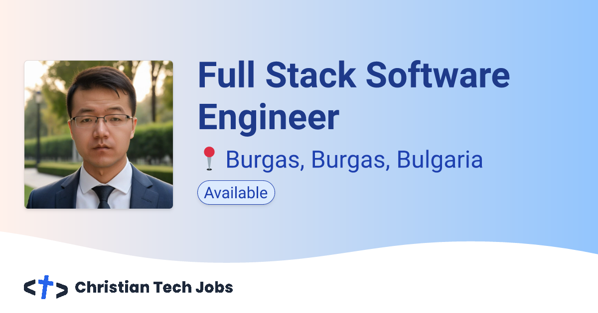 Full Stack Software Engineer | Christian Tech Jobs