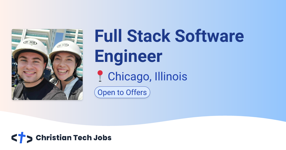 Full Stack Software Engineer | Christian Tech Jobs