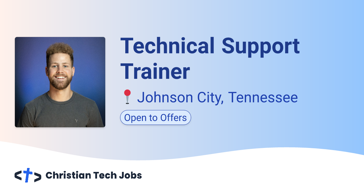Technical Support Trainer | Christian Tech Jobs