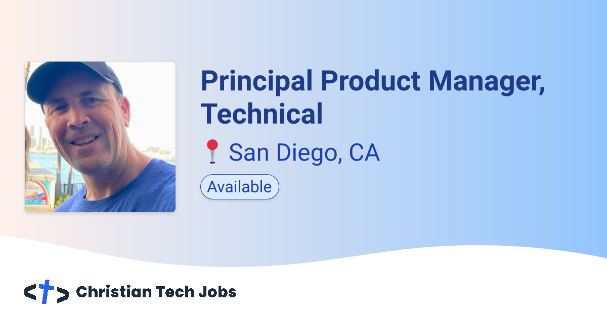 Principal Product Manager, Technical | Christian Tech Jobs
