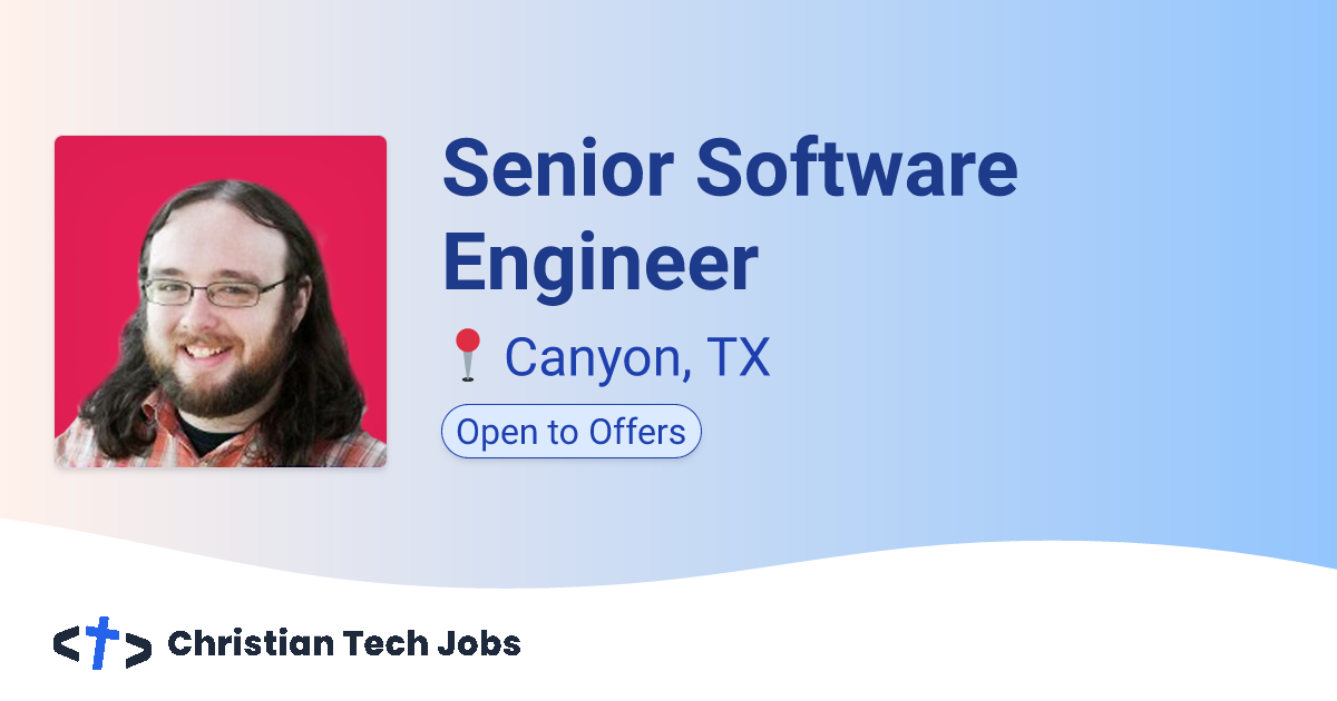Senior Software Engineer | Christian Tech Jobs