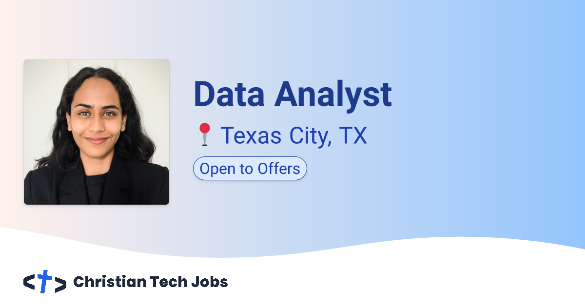 Data Analyst | Christian Tech Jobs