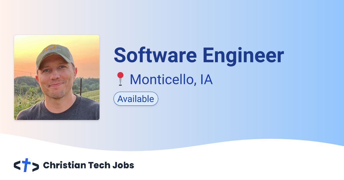 Software Engineer | Christian Tech Jobs