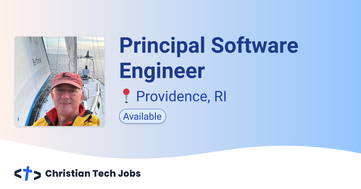 Principal Software Engineer | Christian Tech Jobs