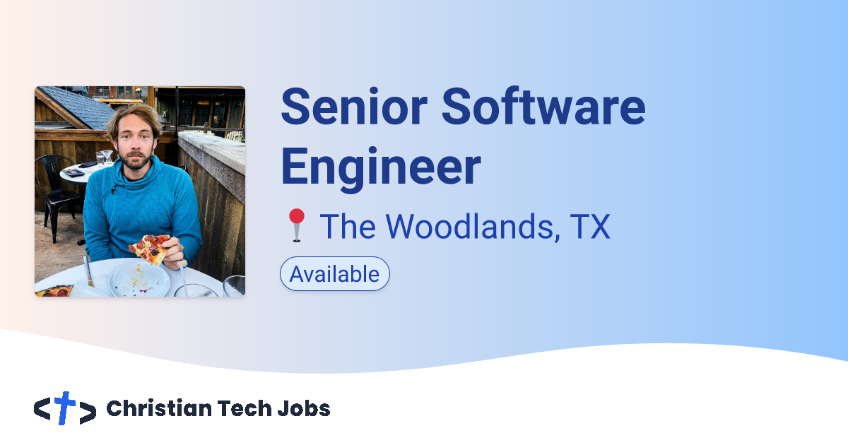 Senior Software Engineer | Christian Tech Jobs