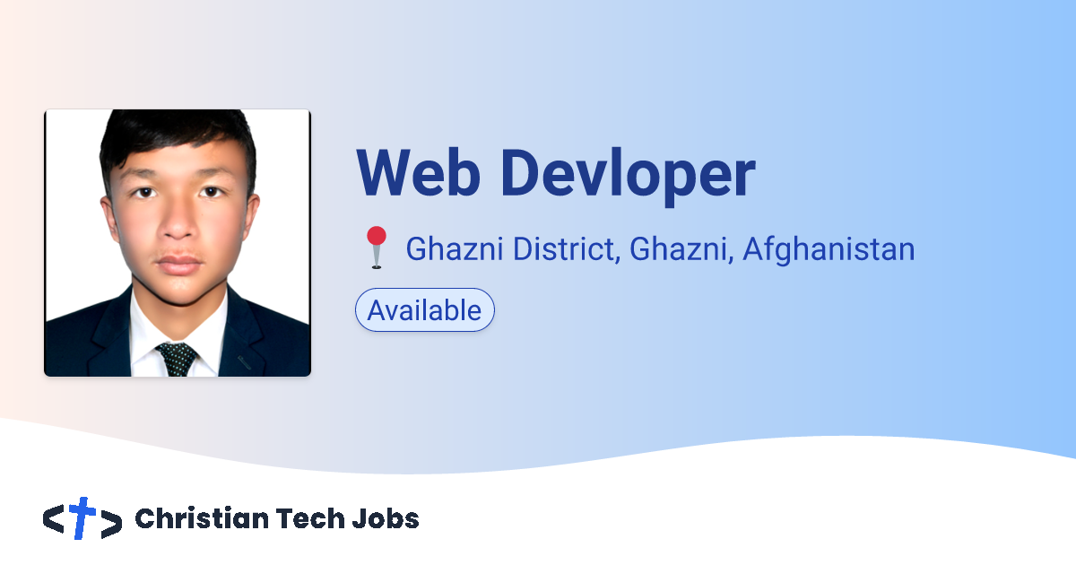 Web Devloper | Christian Tech Jobs