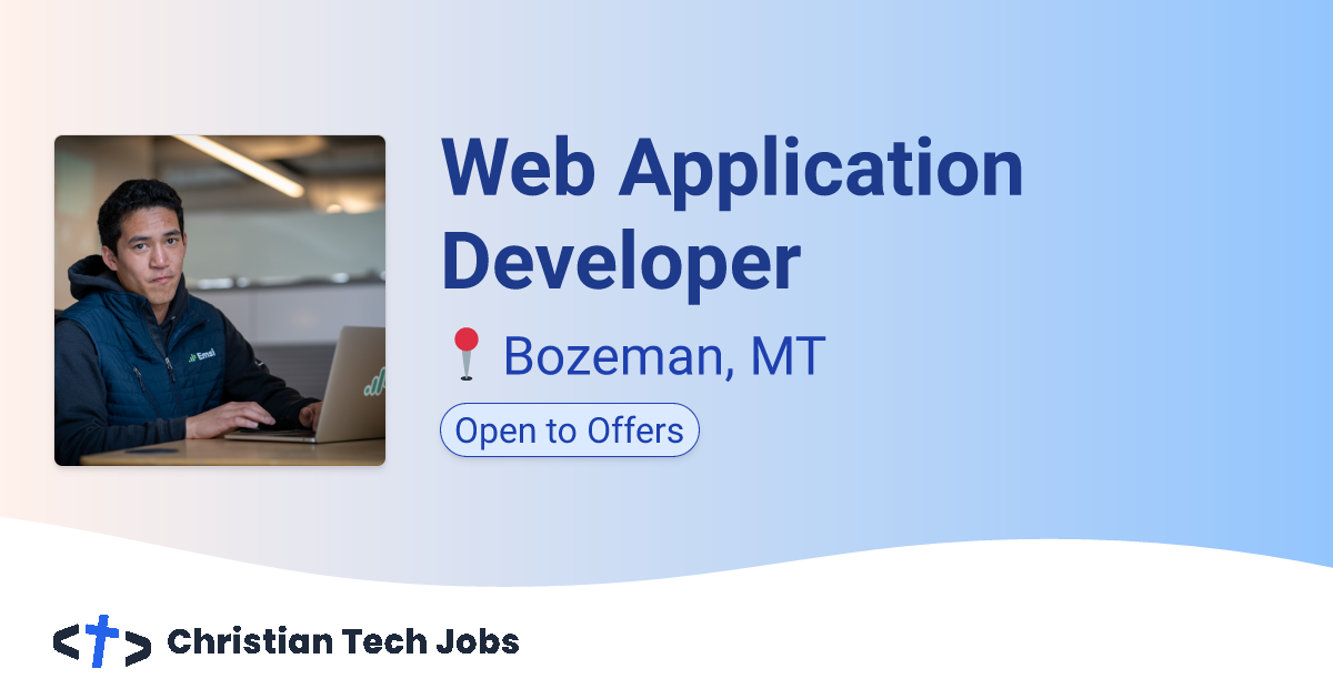 Web Application Developer | Christian Tech Jobs