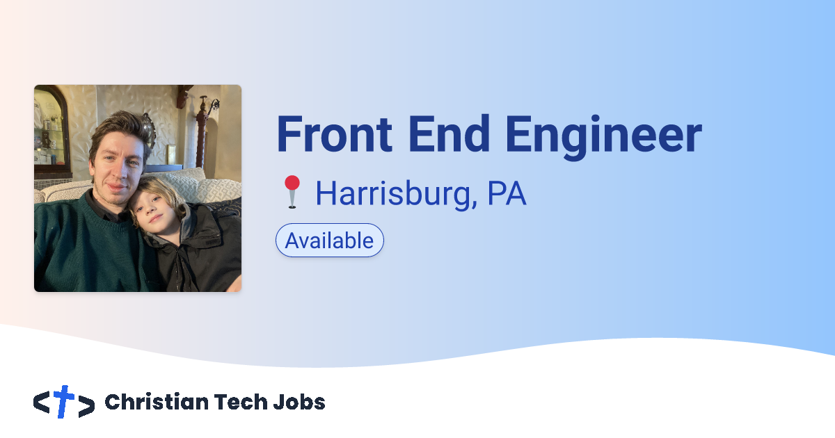 Front End Engineer | Christian Tech Jobs