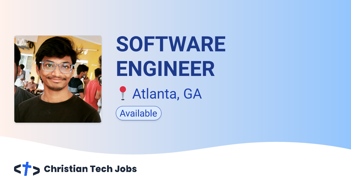SOFTWARE ENGINEER | Christian Tech Jobs